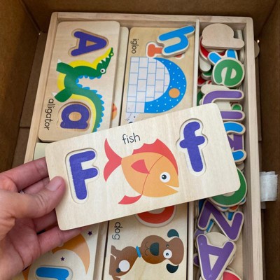 Melissa & Doug Abc Picture Boards - Educational Toy With 13 Double ...