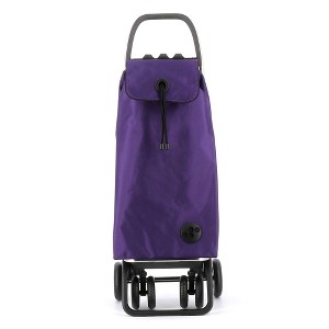 Rolser I-Max MF 4 Wheel Swivelling Foldable Shopping Cart Purple : Target
