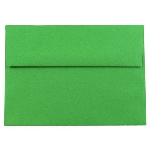 Jam Paper A8 Colored Invitation Envelopes - 5 1/2 X 8 1/8 - Green ...