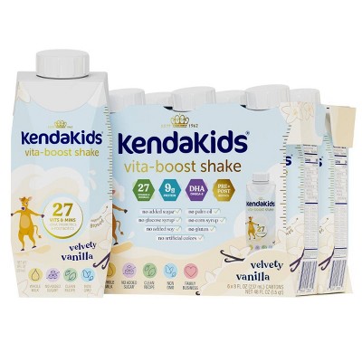 Kendakids Complete Nutrition Shake - Velvety Vanilla - 6pk/48oz : Target