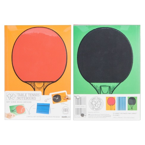 Suck Uk Table Tennis Composition Notebooks 1 Subject College Ruled 2ct ...