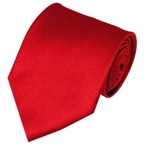 Thedappertie Red Solid Color 3.5 Inch Wide And 62 Inch Extra Long ...
