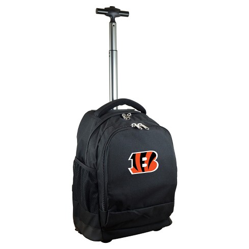 Nfl Cincinnati Bengals Premium Wheeled 19" Backpack - Black : Target