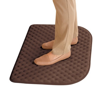 1'8"x2'8" Cobbler Anti-fatigue Comfort Long Floor Mat Black - Floorpops ...