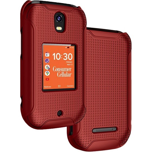 Nakedcellphone Case For Consumer Cellular Iris Flip Phone - Hard Shell ...