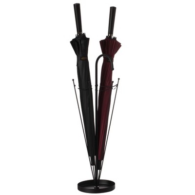 Vintiquewise Black Umbrella Shaped Creative Umbrella Holder Stand For ...
