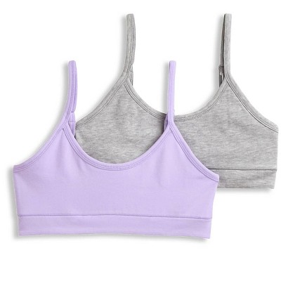 Girls' Seamless Bra 2pk - Cat & Jack™ Gray/black : Target