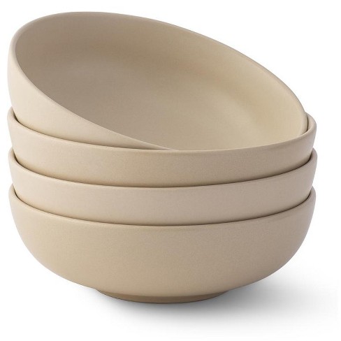 Joyjolt Mesa 4-piece Stoneware Pasta Bowls Set – 30oz : Target