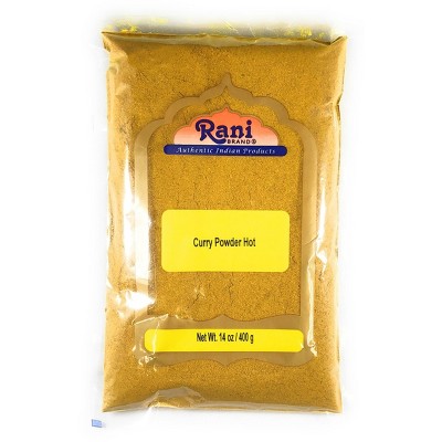 Curry Powder Hot, Indian 11-spice Blend - 14oz (400g) - Rani Brand ...