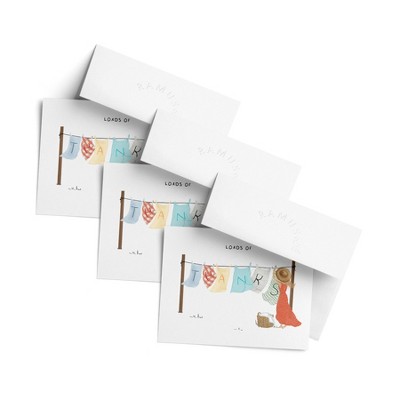 Thank You Greeting Card Pack (3ct) "loads Of Thanks" By Ramus & Co : Target