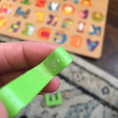 Chuckle & Roar Abc's & 123s Wood Kids Puzzle Set 36pc : Target