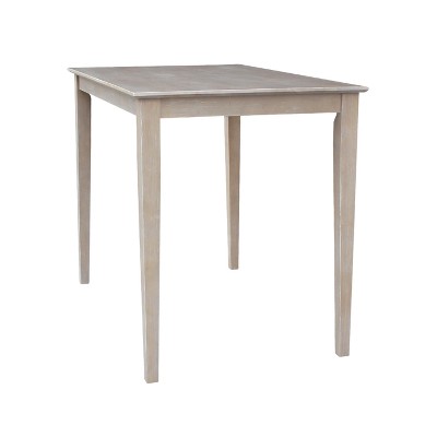 Save $335 • Solid Wood 30"X 48" Dining Table Weathered Gray ...