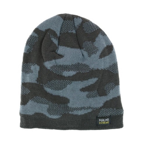 Polar Extreme Men's Camo Print Pull Hat With Lining : Target
