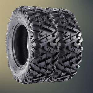 Garvee Set of 2 ATV Tires 26x11-14, All-Terrain 6PR Tubeless Off-Road ...