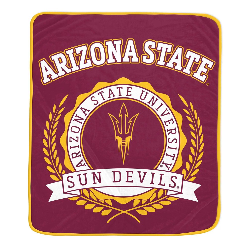 Pegasus NCAA Arizona State Sun Devils Crest Ultra Soft Blanket - buy ...
