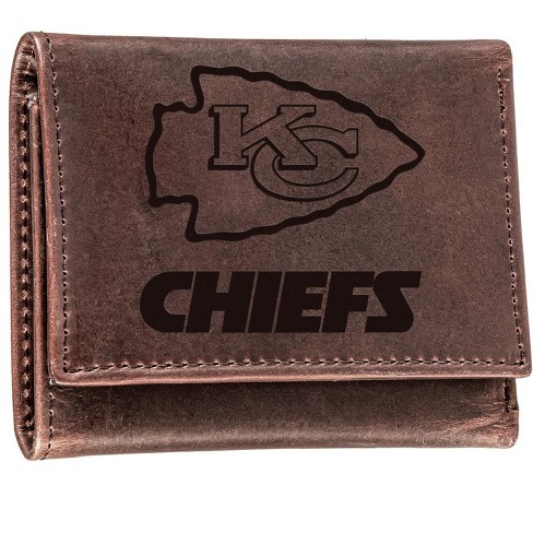 Evergreen Kansas City Chiefs Tri-fold Wallet, Brown : Target