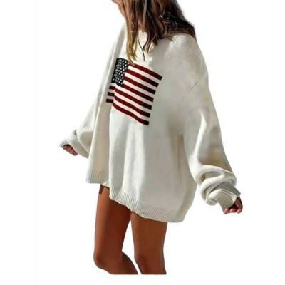 Women's Flag Sweater - Serenity S : Target