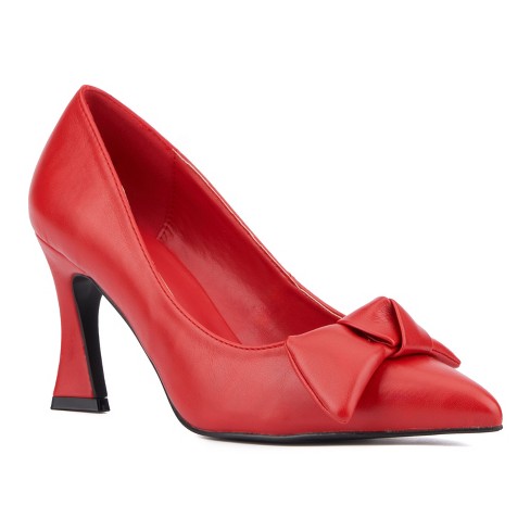 Torgeis Women's Tamrina Flared Heels - 6, Red : Target