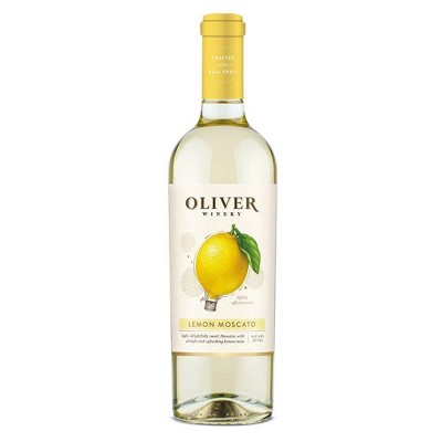 Oliver Lemon Moscato White Wine - 750ml Bottle : Target