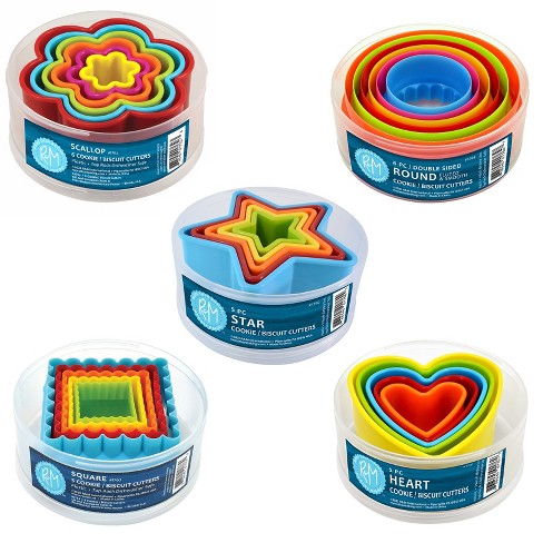 R&m International Assorted Shapes Cookie Cutter Set : Target