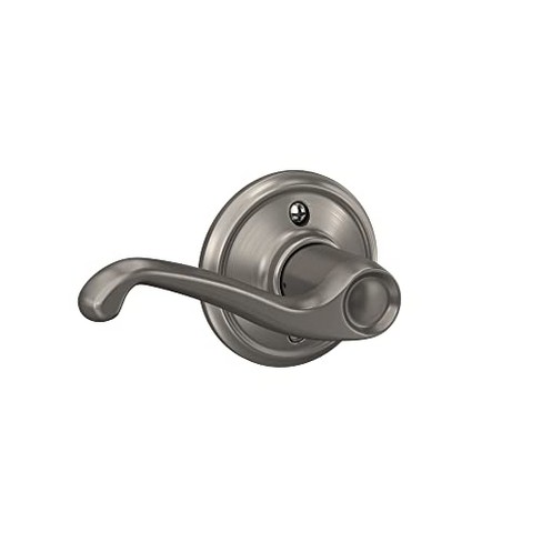 Schlage Flair Satin Nickel Dummy Lever Left Handed : Target