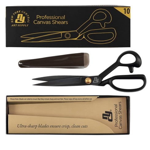 New York Central Professional Canvas Fabric Shears -10" Fabric Scissors ...