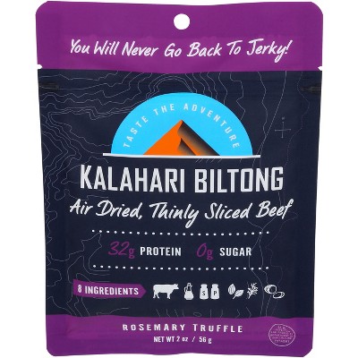 Kalahari Snacks Biltong Original Air-dried Sliced Beef - Case Of 8/2 Oz ...