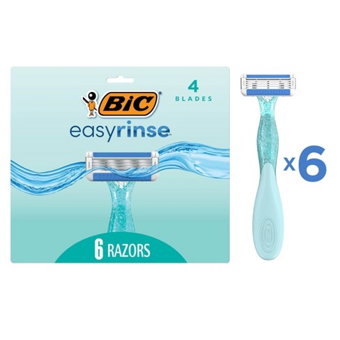 Bic Women's Easy Rinse Razors - 6ct : Target