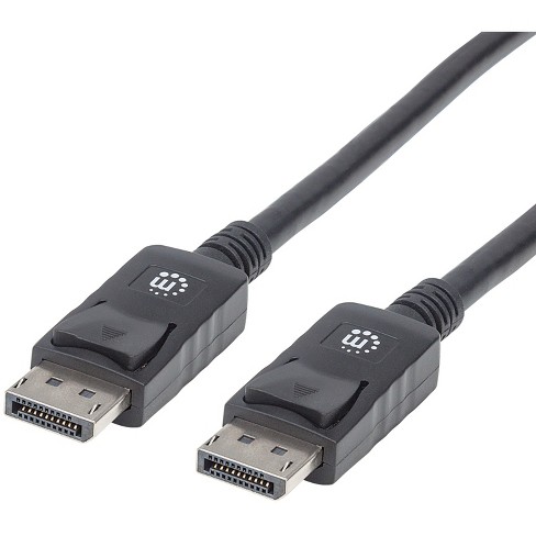 Manhattan® Displayport™ Monitor Cable, 6.6ft In Black : Target