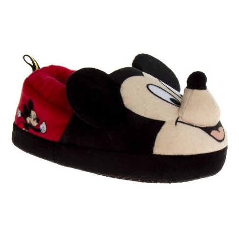 Disney Mickey Mouse "playful Mickey" Toddler Boys' Dual Sizes Slippers ...