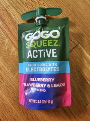 Gogo Squeez Active Blueberry Strawberry & Lemon Fruit Blend Variety ...