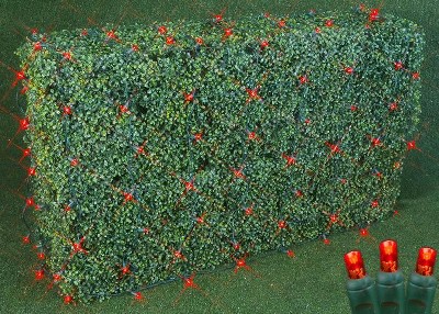 Northlight 4' X 6' Mini Incandescent Net Lights Red - Green Wire : Target