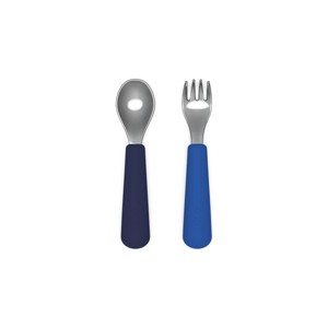 Lalo 2pc Stainless Steel Baby Utensil Set : Target
