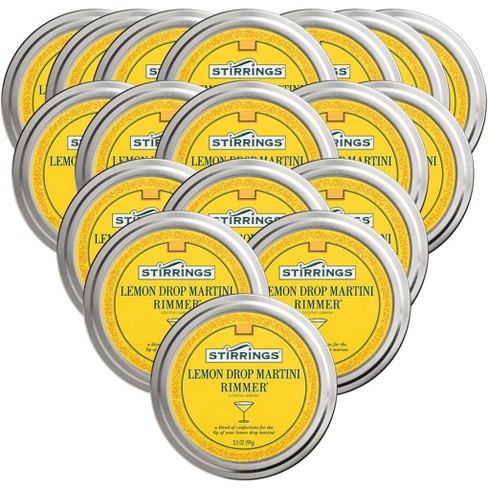 Stirrings 18 Pack Lemon Drop Cocktail Rimmer - Easy To Rim A Glass ...