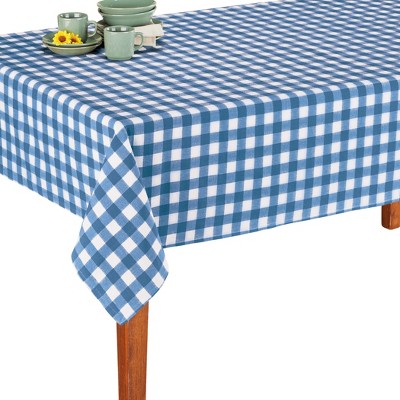 Collections Etc Machine Washable Buffalo Check Cotton Tablecloth 60" X ...