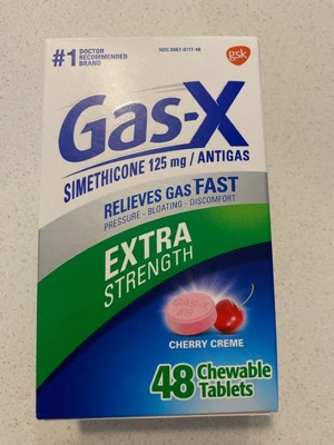 Gas-x Extra Strength Anti-gas Cherry Creme Chewable Tablets To Relieve ...