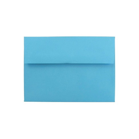 Jam Paper A7 Colored Invitation Envelopes 5.25 X 7.25 Blue Recycled ...