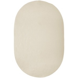 Colonial Mills Boca Raton - White 5 Ft X7 Ft Oval Rug Indoor/outdoor ...