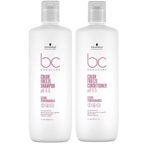 Schwarzkopf Bc Bonacure Color Freeze Shampoo & Conditioner (33.8 Oz Xxl ...
