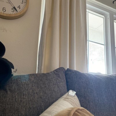 50"x84" Blackout Velvet Window Curtain Panel Black - Threshold™ : Target