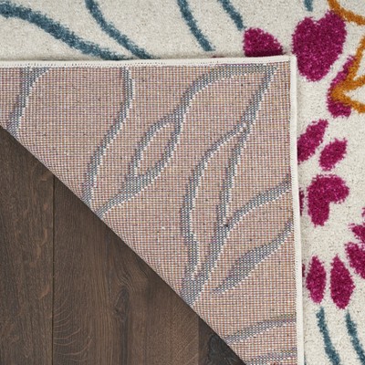 Nourison Passion Bohemian Transitional Floral Indoor Area Rug Ivory ...
