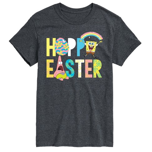 Spongebob Squarepants Hoppy Easter Patrick And Spongebob Short Sleeve ...