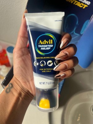 Advil Targeted Relief Pain Relieving Cream With Massage Applicator - 2 ...
