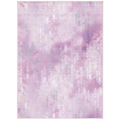 Laural Home Purple X-ray Tulips 20"w X 30"l Memory Foam Rug : Target
