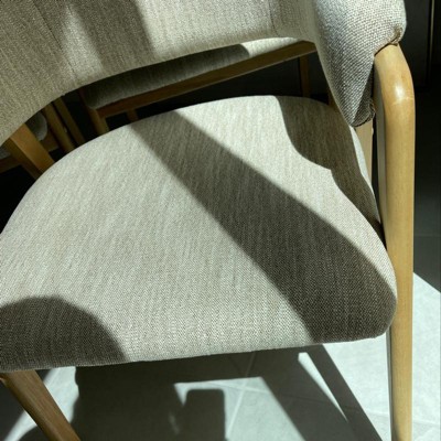Ingleside Open Back Upholstered Wood Frame Dining Chair - Threshold ...