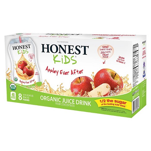 Honest Kids Appley Ever After Organic Juice Drinks - 8pk/6.75 fl oz ...