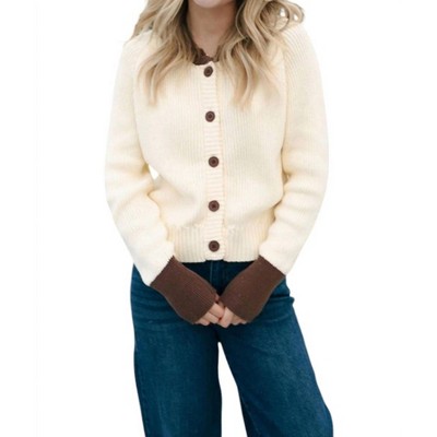 Women's Colorblock Cardigan - Aaron & Amber M : Target
