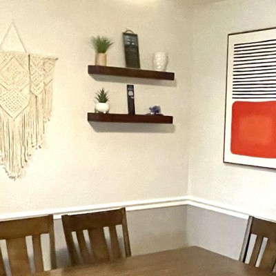 24" Floating Wood Shelf - Threshold™ : Target