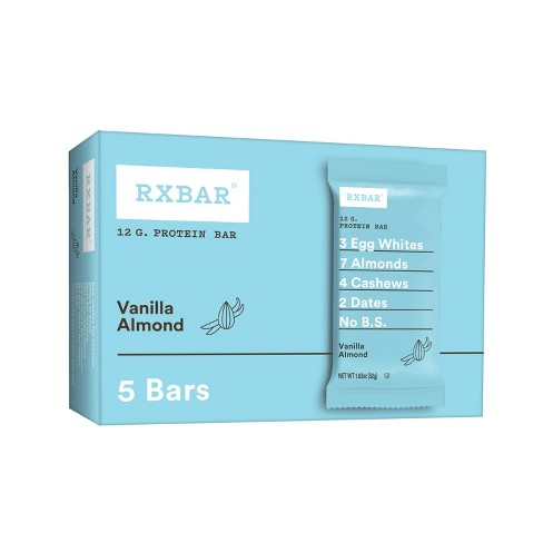 Rxbar Vanilla Almond Protein Bars - 5ct/9.15oz : Target