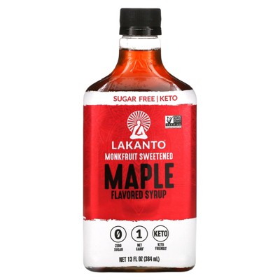 Lakanto Maple Flavored Syrup, 13 Fl Oz (384 Ml) : Target